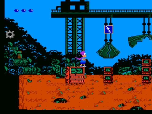 Screenshot of The Simpsons: Bartman Meets Radioactive Man (NES, 1992 ...