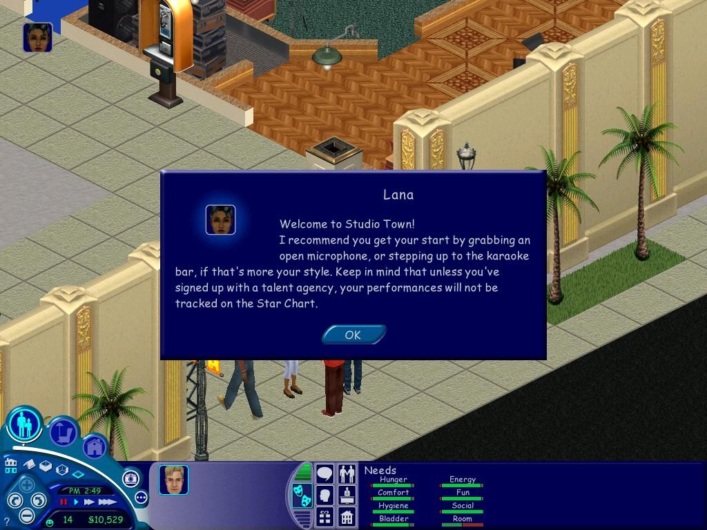 Screenshot of The Sims: Superstar (Windows, 2003) - MobyGames