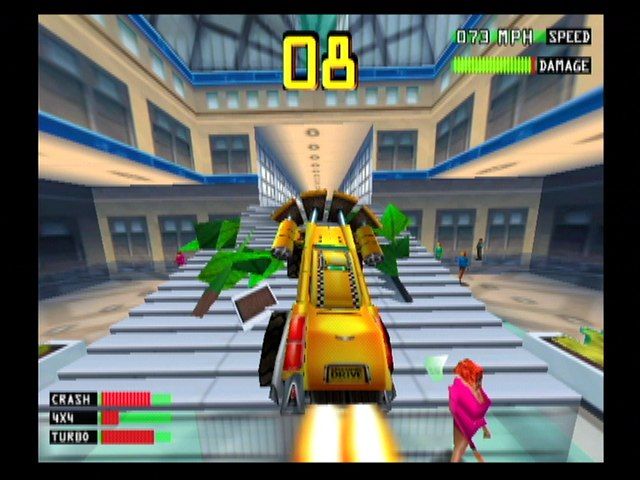 Screenshot of Smashing Drive (GameCube, 2000) - MobyGames