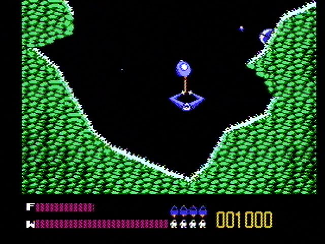 Screenshot of Solar Jetman: Hunt for the Golden Warpship (NES, 1990 ...