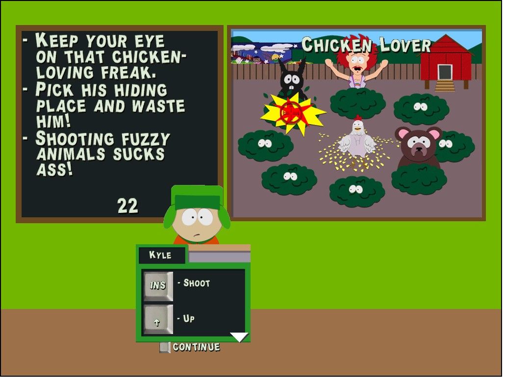 Screenshot of South Park: Chef's Luv Shack (Windows, 1999) - MobyGames