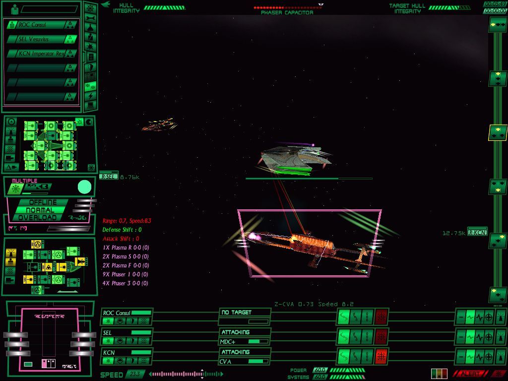 Screenshot of Star Trek: Starfleet Command Volume II - Empires at War ...