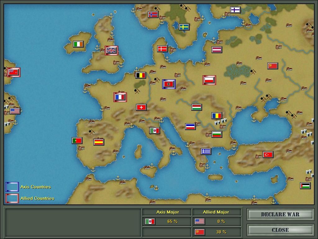 Screenshot of Strategic Command: European Theater (Windows, 2002 ...