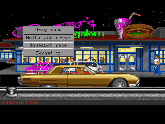 Screenshot of Street Rod 2: The Next Generation (Amiga, 1991) - MobyGames