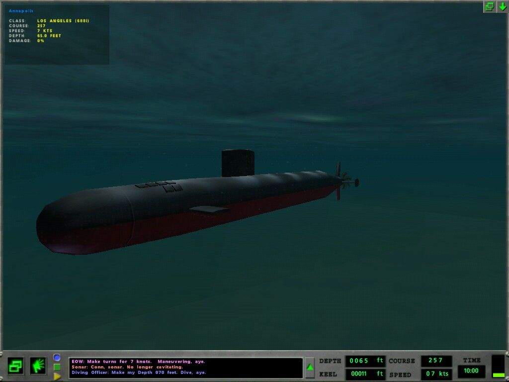Screenshot of Sub Command: Akula Seawolf 688(I) (Windows, 2001) - MobyGames