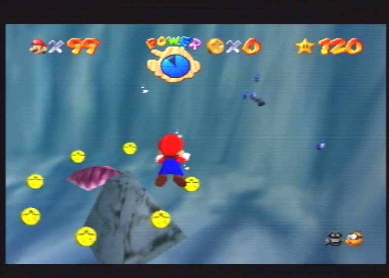 Screenshot of Super Mario 64 (Nintendo 64, 1996) - MobyGames