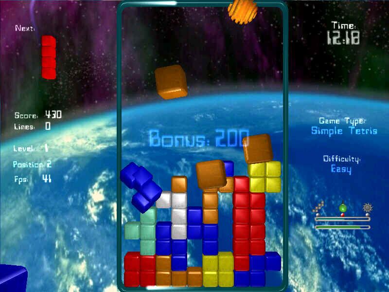 Screenshot of Tetris 4000 (Windows, 2002) - MobyGames