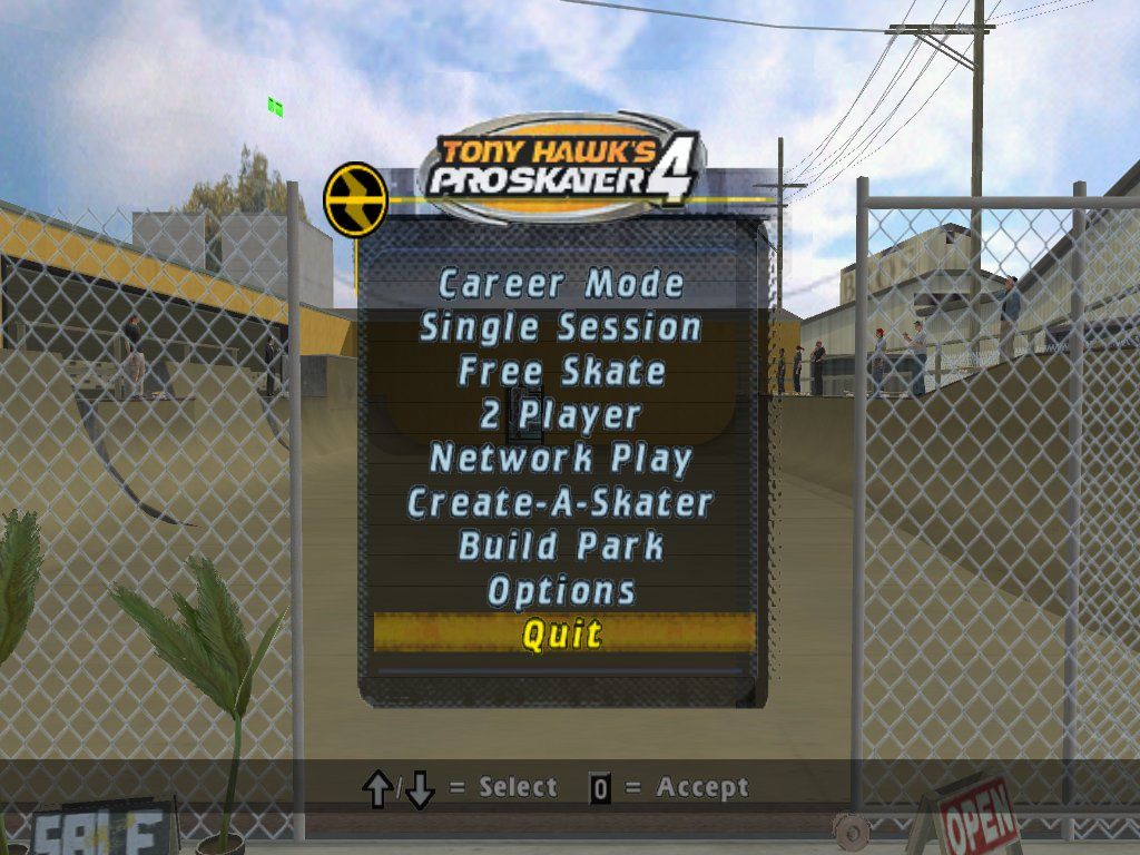Screenshot of Tony Hawk's Pro Skater 4 (Windows, 2002) - MobyGames