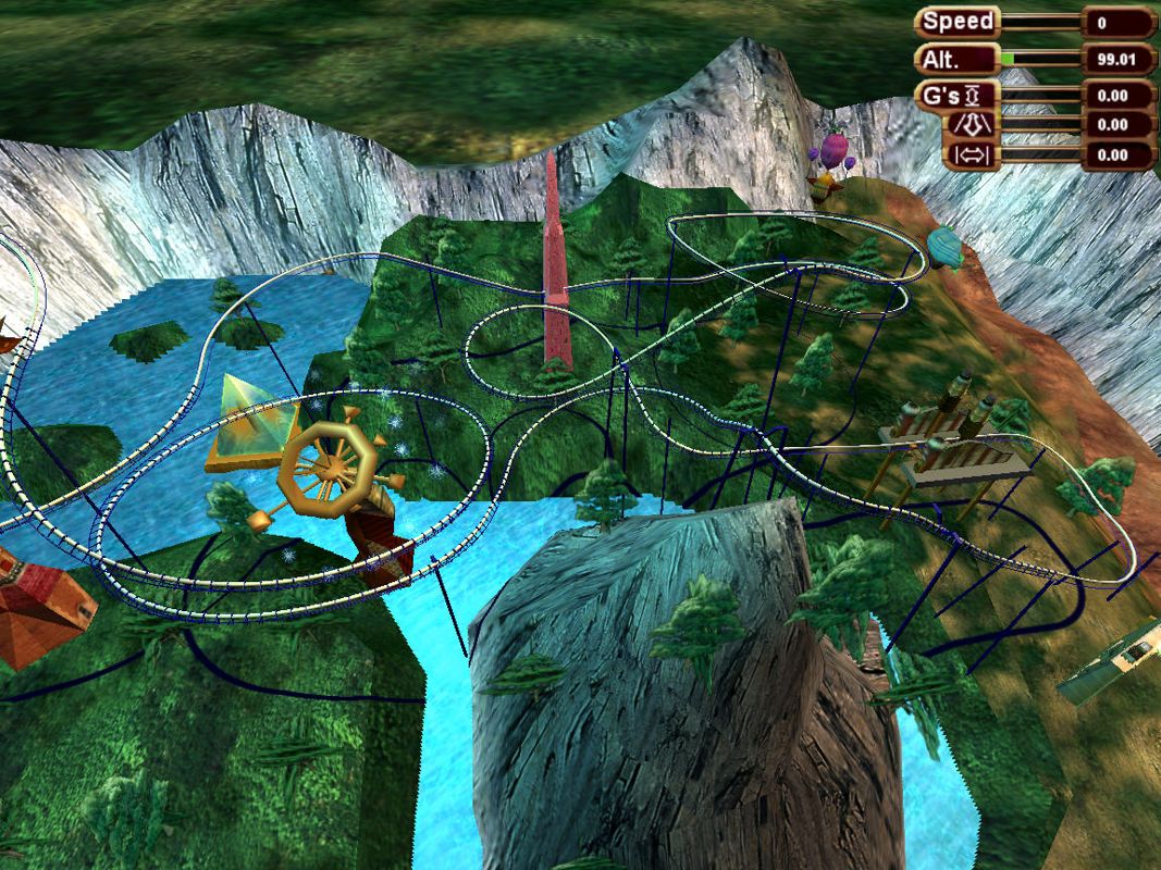 Screenshot of Ultimate Ride (Windows, 2001) - MobyGames