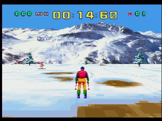 Screenshot of Val d'Isère Skiing and Snowboarding (Jaguar, 1994) - MobyGames