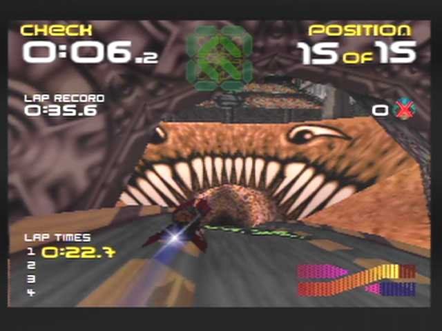 Screenshot of WipEout 64 (Nintendo 64, 1998) - MobyGames