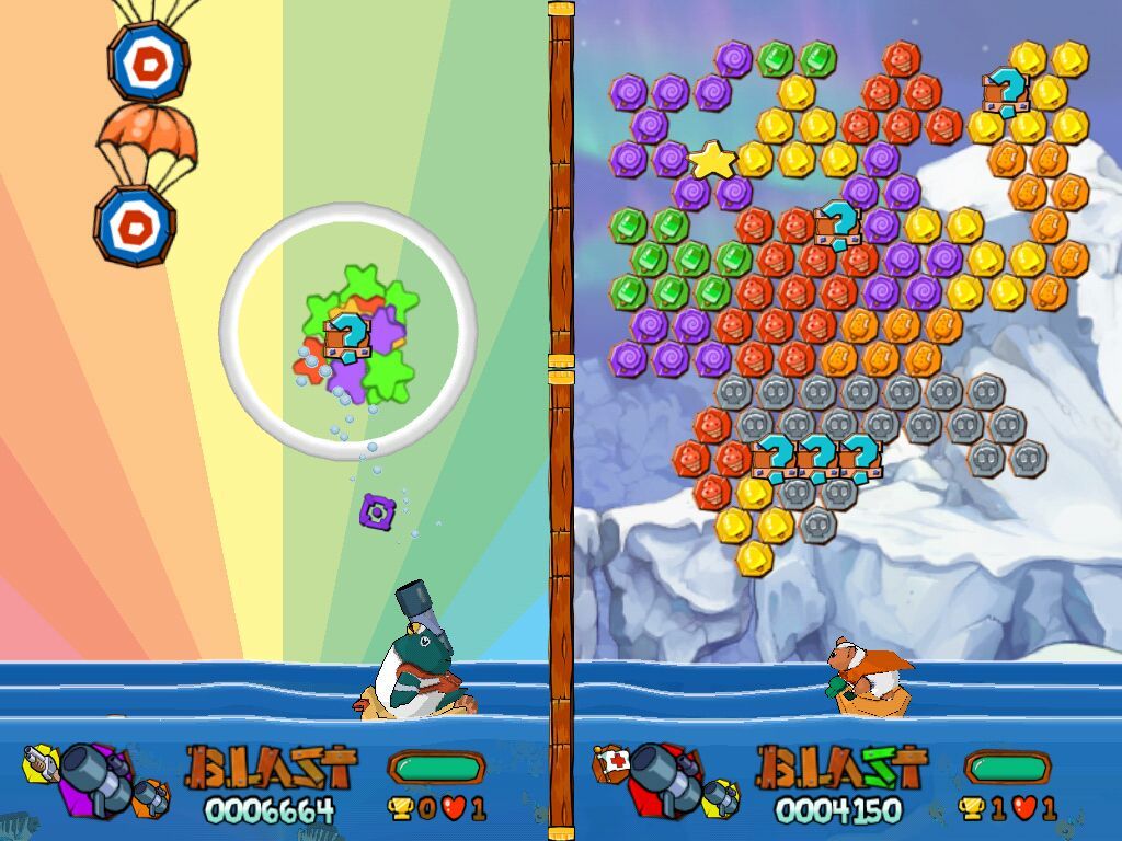 Screenshot of Worms Blast (Windows, 2002) - MobyGames
