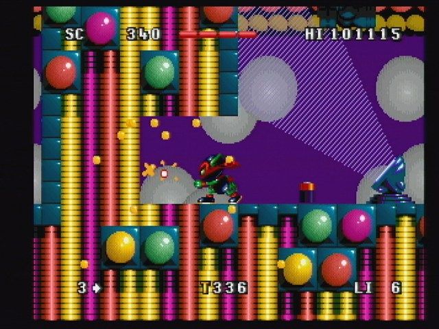 Screenshot of Zool 2 (Jaguar, 1993) - MobyGames