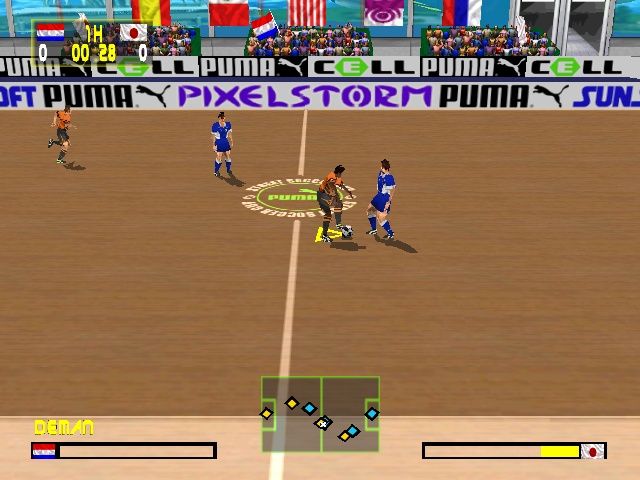 Screenshot of Puma Street Soccer (PlayStation, 1999) - MobyGames