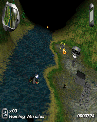 Screenshot of SWIV 3D (DOS, 1996) - MobyGames