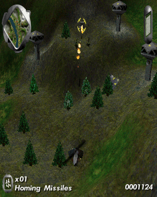 Screenshot of SWIV 3D (DOS, 1996) - MobyGames
