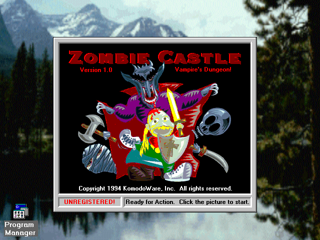 Screenshot of Zombie Castle (Windows 3.x, 1995) - MobyGames