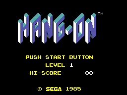 Screenshot of Hang-On (SEGA Master System, 1985) - MobyGames