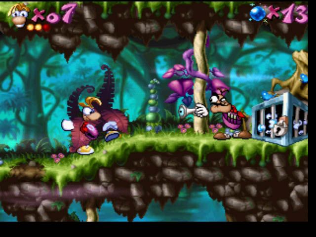 Screenshot of Rayman (PlayStation, 1995) - MobyGames