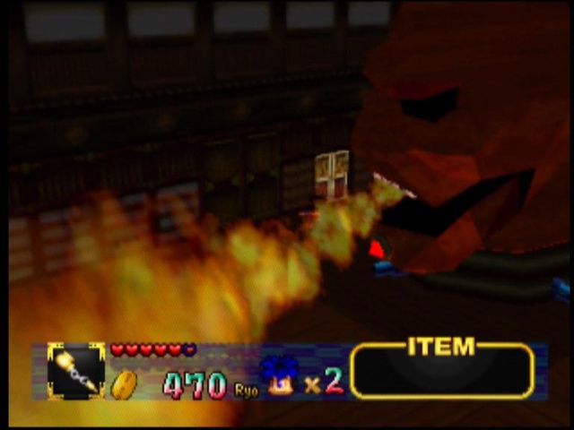 Screenshot of Mystical Ninja Starring Goemon (Nintendo 64, 1997 ...