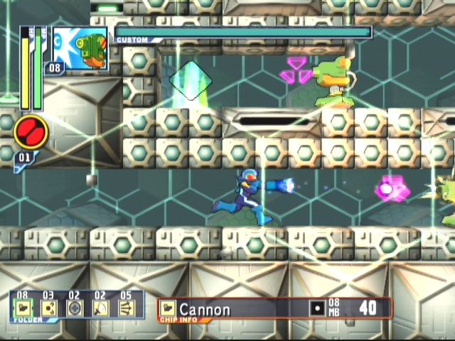Screenshot of Mega Man: Network Transmission (GameCube, 2003) - MobyGames