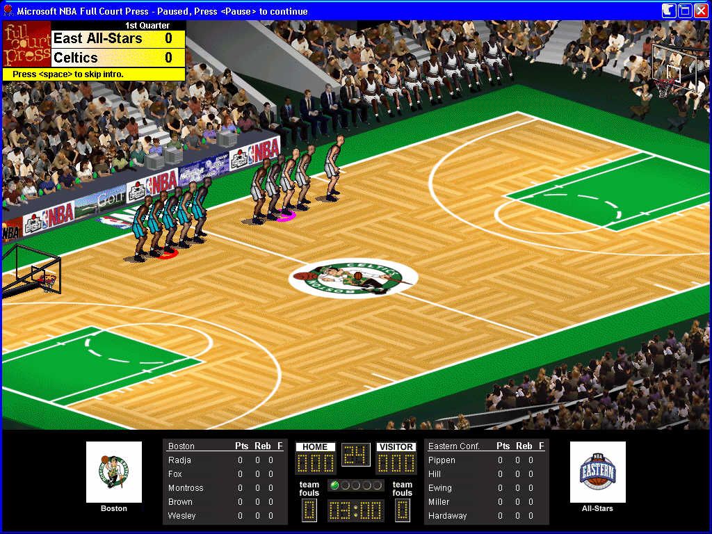 Screenshot of NBA Full Court Press (Windows, 1996) - MobyGames