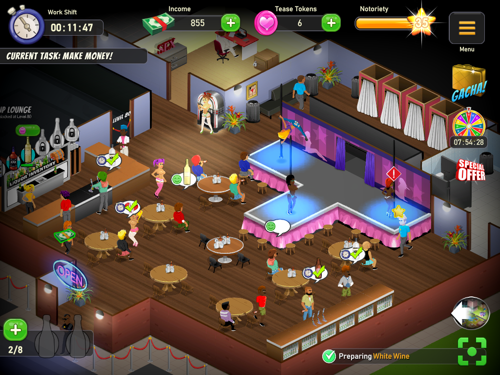 Screenshot of Jo Fella's Gentlemen's Club (Windows, 2021) - MobyGames