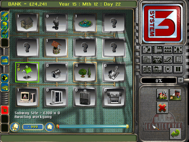 Screenshot of Constructor (DOS, 1997) - MobyGames