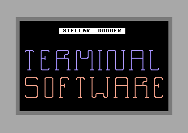 Screenshot of Stellar Dodger (Commodore 64, 1983) - MobyGames