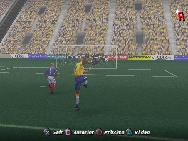 Screenshot of Ronaldo V-Football (PlayStation, 2000) - MobyGames