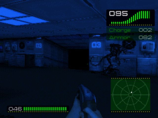 Screenshot of Alien Trilogy (PlayStation, 1996) - MobyGames