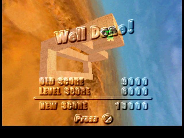 Screenshot of Roll Away (PlayStation, 1998) - MobyGames