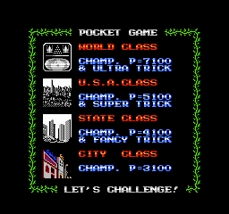 Screenshot of Side Pocket (NES, 1986) - MobyGames