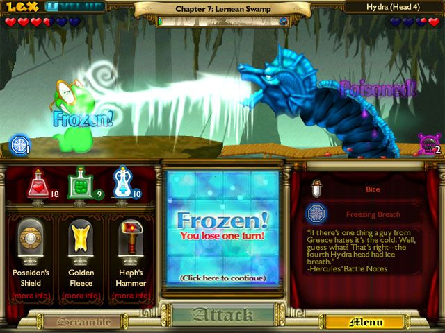 Screenshot of Bookworm Adventures (Windows, 2006) - MobyGames