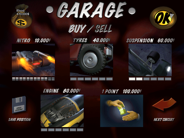 Screenshot of Speed Demons (Windows, 1997) - MobyGames