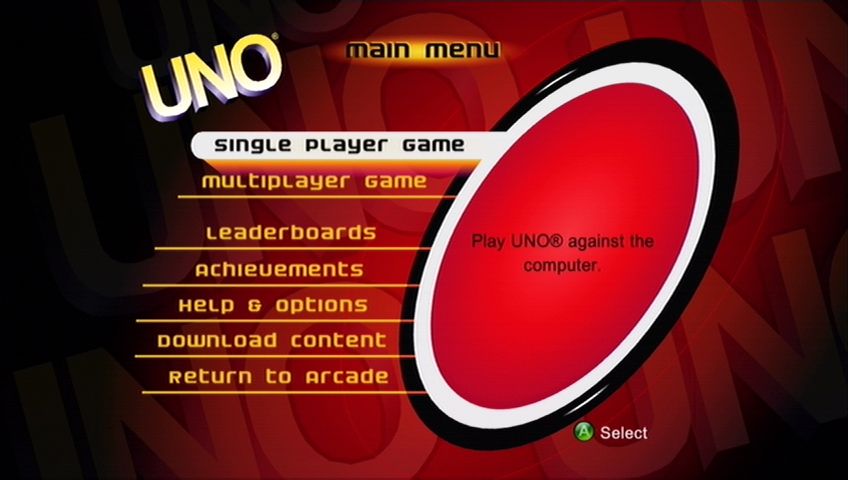 Uno screenshots - MobyGames