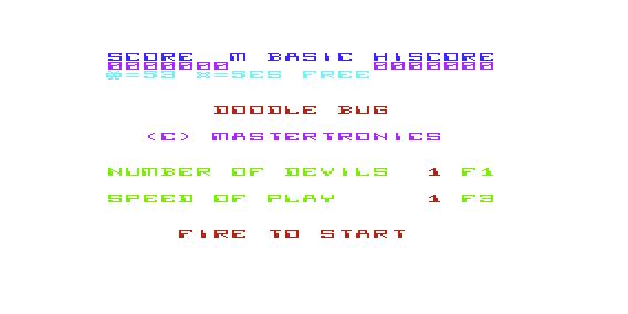 Doodle Bug (1985) - MobyGames