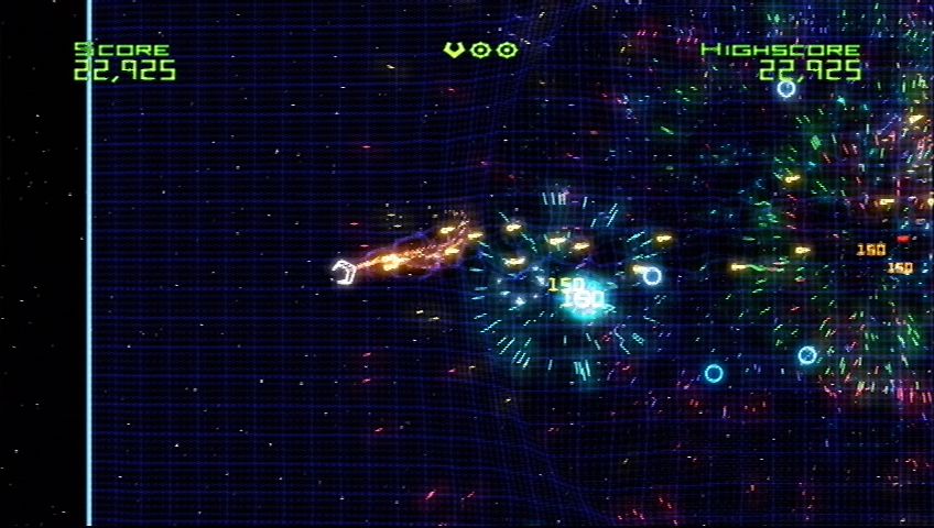 Screenshot of Geometry Wars: Retro Evolved (Xbox 360, 2005) - MobyGames