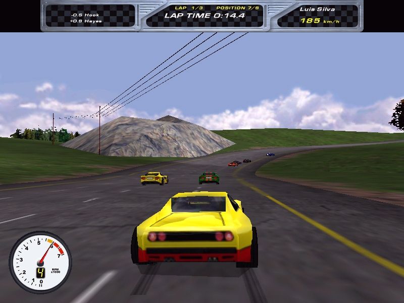 Screenshot of Viper Racing (Windows, 1998) - MobyGames