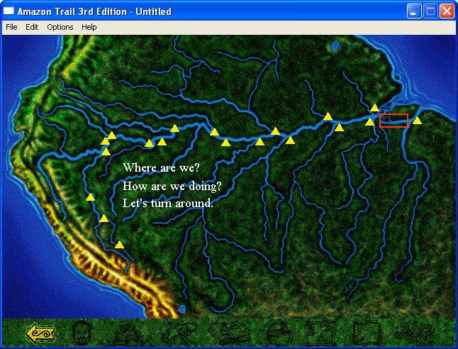 Screenshot of Amazon Trail: 3rd Edition (Windows, 1998) - MobyGames