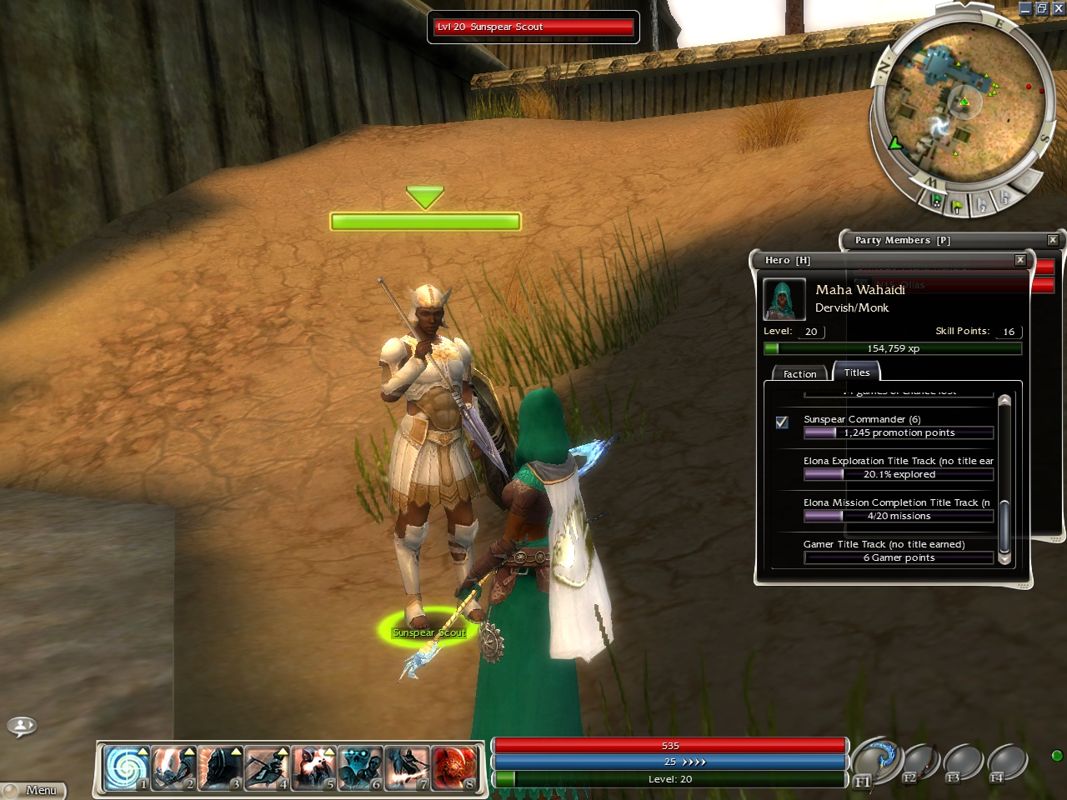 Screenshot of Guild Wars: Nightfall (Windows, 2006) - MobyGames