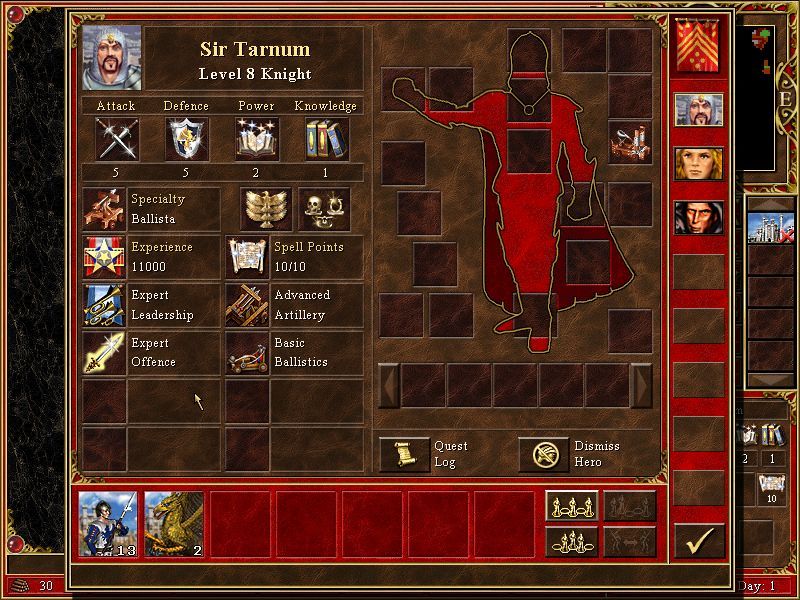Screenshot of Heroes Chronicles: Conquest of the Underworld (Windows ...