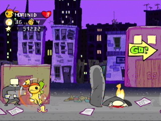 Screenshot of Alien Hominid (Xbox, 2004) - MobyGames