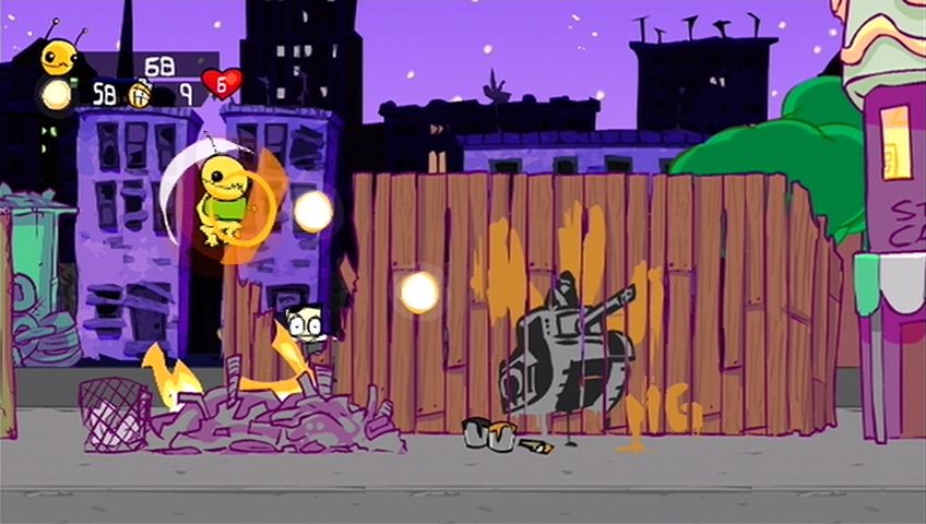 Screenshot of Alien Hominid (Xbox 360, 2004) - MobyGames