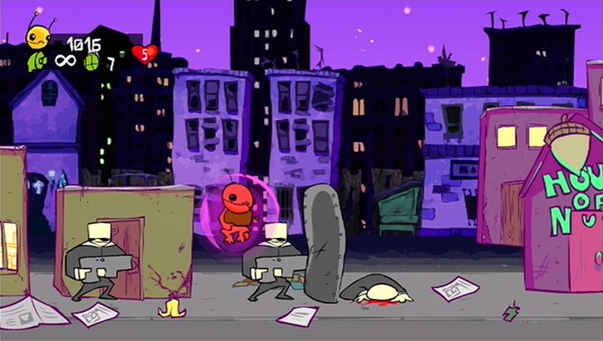 Screenshot of Alien Hominid (Xbox 360, 2004) - MobyGames