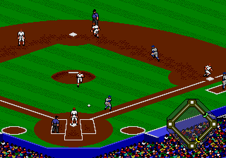 Screenshot of HardBall! (Genesis, 1985) - MobyGames