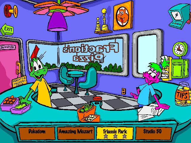 Screenshot of Little Caesars Fractions Pizza (Windows, 1998) - MobyGames