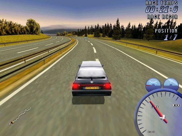 Screenshot of Paris-Marseille Racing (Windows, 2000) - MobyGames