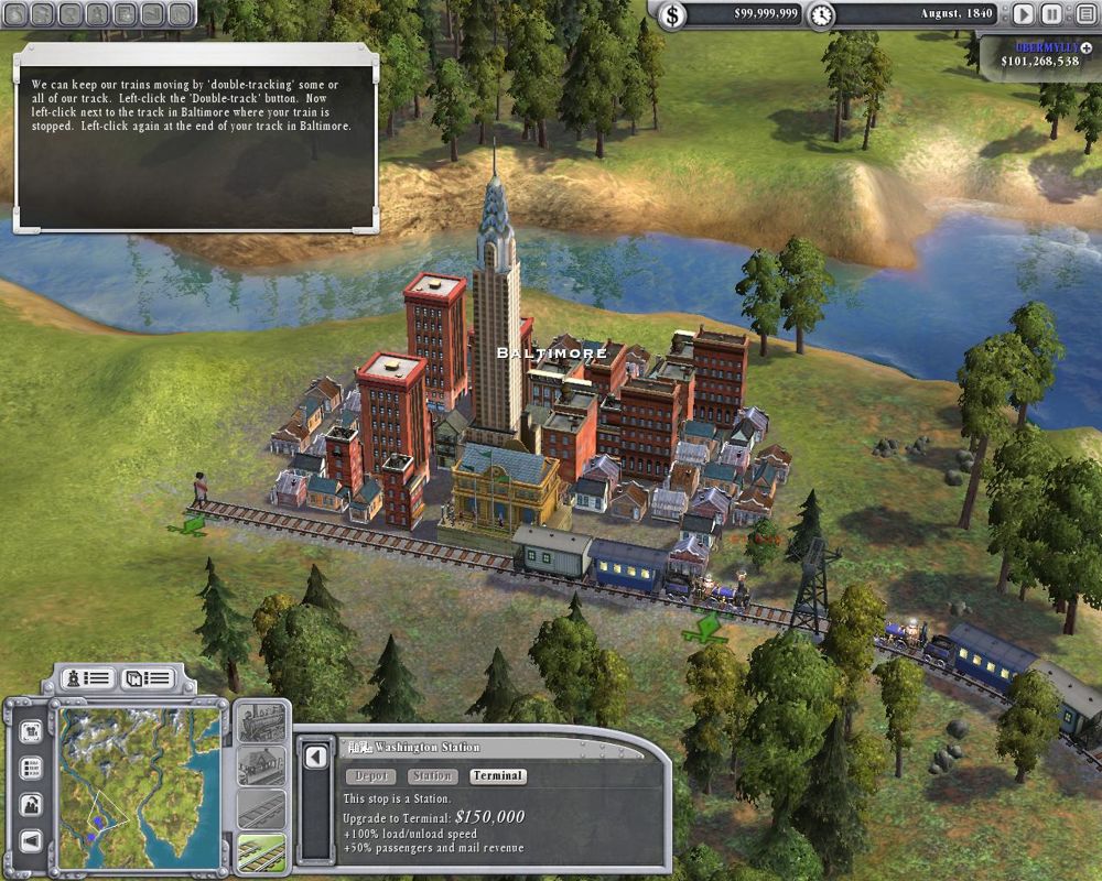 Screenshot of Sid Meier's Railroads! (Windows, 2006) - MobyGames