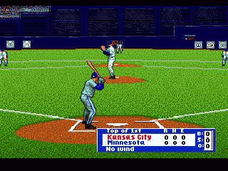 Screenshot of HardBall 5 (Genesis, 1995) - MobyGames